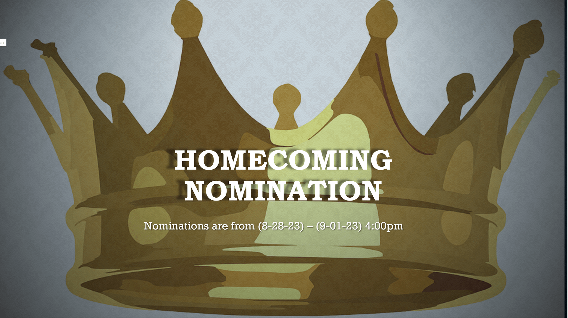 Homecoming Nominations – CHS Student Connection